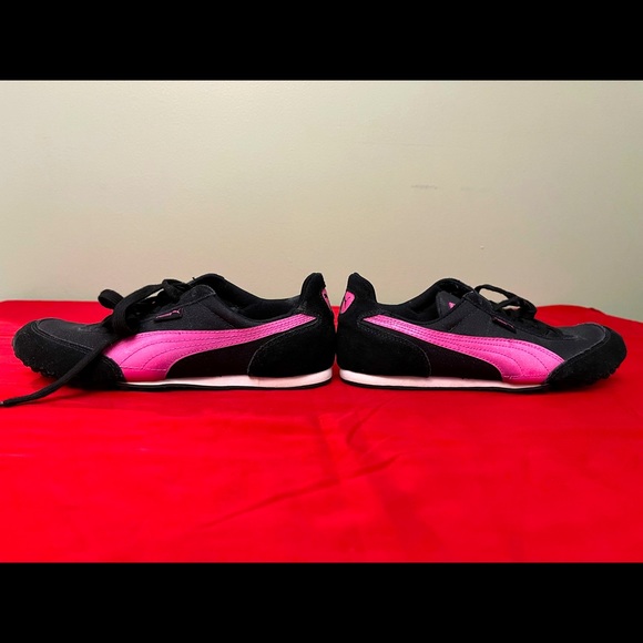 Puma | Shoes | Puma Maya Sparkle Black Pink Sz 75 | Poshmark